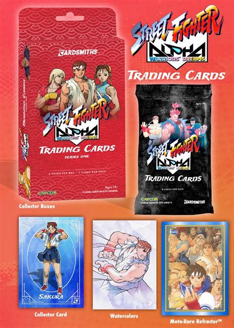 Street Fighter Alpha Trading Cards By Cardsmiths
