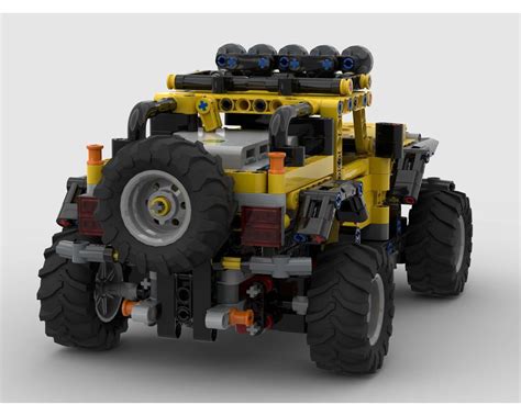 Lego Moc Rcpu Jeep Wrangler Lego 42122 Modification By Mkolar
