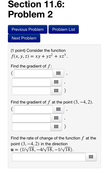 solved section 11 6 problem 2 previous problem problem list