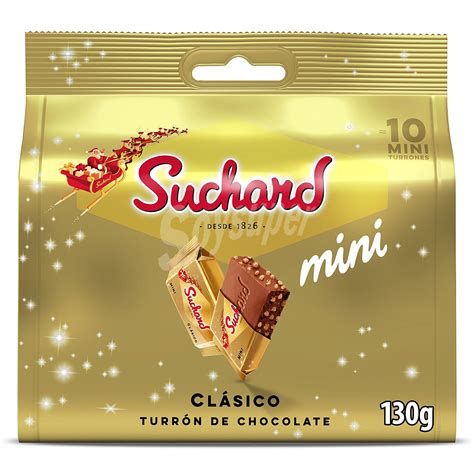 Suchard Turrón De Chocolate Con Arroz Inflado Clásico Mini Suchard