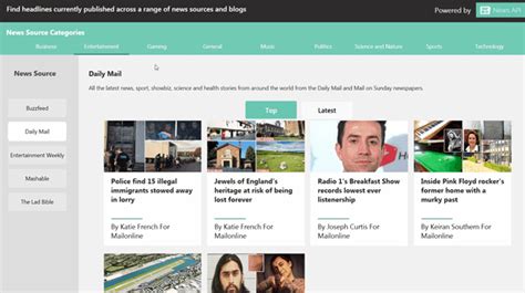 News Api Examples Of The Month Intuiface Community