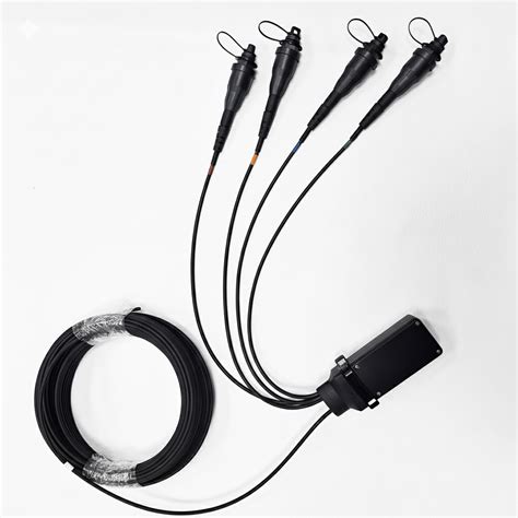 Opti Tap Fiber Squid Cable Waterproof Terminal Box Zto Fiber Cable