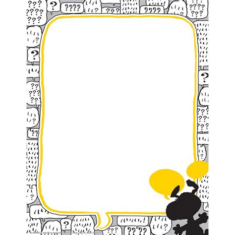 Peanuts® Touch Of Class Computer Paper Classroom Decoration Idea