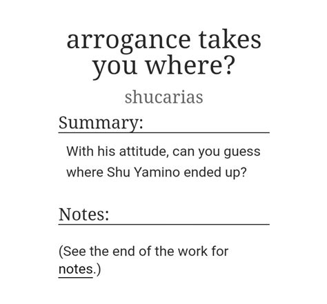 🍓 On Twitter Arrogance Takes You Where By Shucarias Its Here