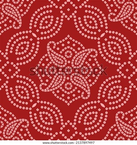 Bandhani Allover Design Pattern Images Stock Illustration Shutterstock