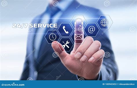 Support Service Customer Help Assistance Business Concept Stock Image
