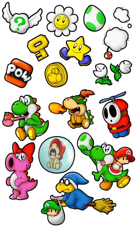 Super Mario World 2 Yoshis Island Free Png