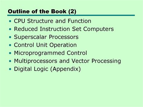 William Stallings Computer Organization And Architecture 8th Edition