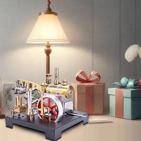 Retrol Diy Steam Beam Engine Model With Boiler And Centrifugal Flyball