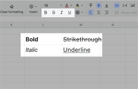 Modify Font And Cell Formatting In Sheets