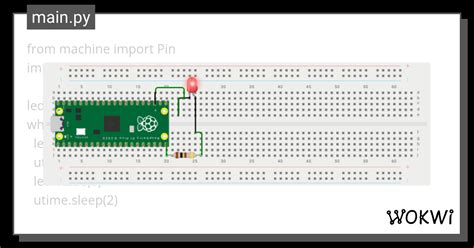 Single Led Wokwi ESP STM Arduino Simulator