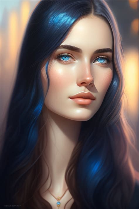 Lexica Highly Detailed Illustration Of A Dark Straight Haired Young