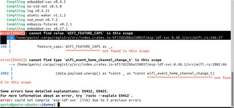 Rust Error When Running Cargo Generate Esp Rs Esp Idf Termplate Generate On Ubuntu Stack
