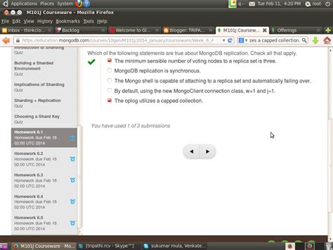 Tripathi Shivanand Blog Mongodb And M101j Mongodb For Java Developers Answers