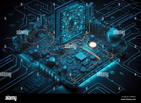 A Board With Chips And A Gaming Graphics Card Processor Progressive Cooling System For The