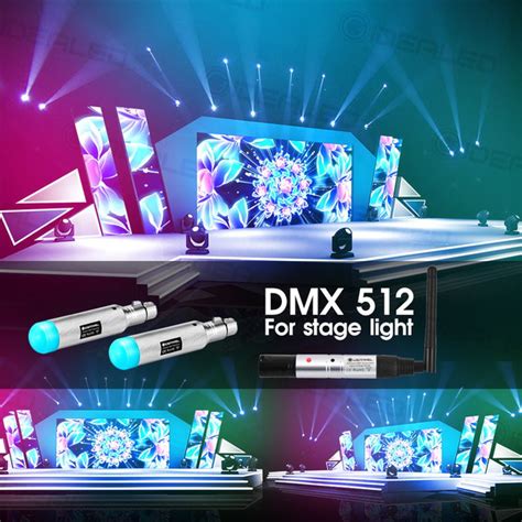 Dmx512 Приемник передатчик с батареей Dmx Light беспроводной 2 4 Gism 500 м Приемник связи