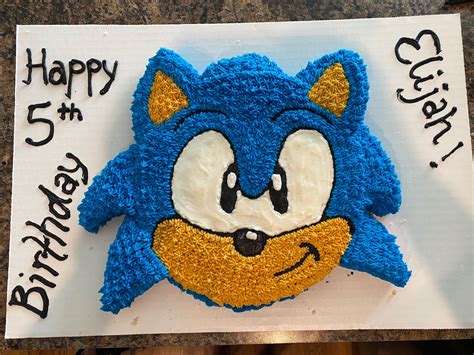 Sonic The Hedgehog Cake Tutorial Artofit