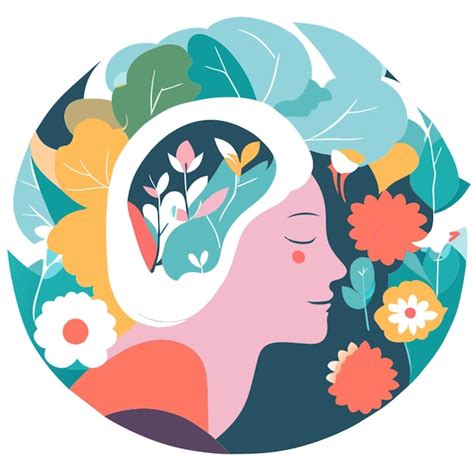 Premium Vector Mental Health Vector Illustration
