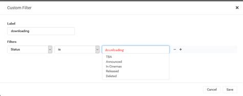 Filter On Status Downloading · Issue 5272 · Radarrradarr · Github