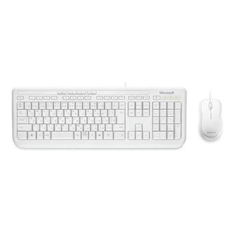 Microsoft Wired Desktop 600 White | PHOTECH