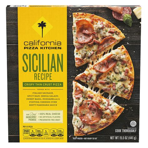California Pizza Kitchen Sicilian Recipe Frozen Pizza