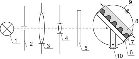 Optical Setup Halogen Light Source Aperture And Download Scientific Diagram