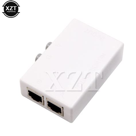 Dual 2 Way Port Manual Sharing Switch Adapter Mini Grandado