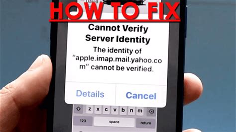 10 Ways Fix ‘cannot Verify Server Identity On Iphone 1413