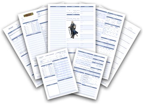 Dyslexic Character Sheets