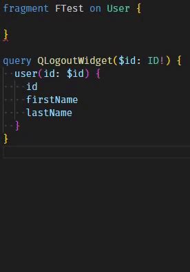 VSCode Autocomplete Suggestion After Fragment In Query