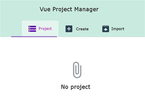 Vue Creates A Project