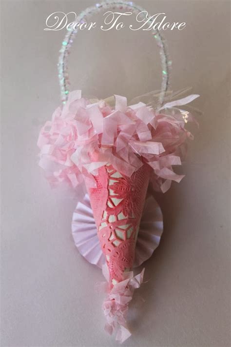 Valentine Tussie Mussie Candy Container Tutorial Decor To Adore