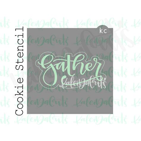 Gather Stencil Kaleidacuts