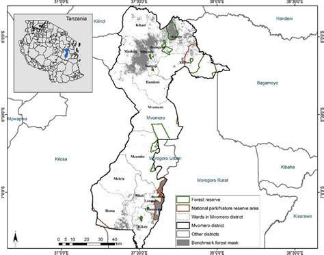 The Location Of The Mvomero District In Tanzania As Well As The