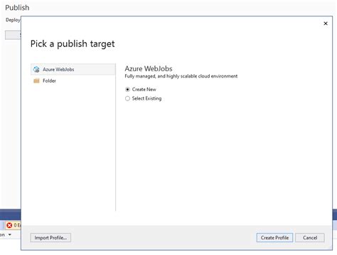 C Where Is The Ftp Option To Publish Console Application In Visual