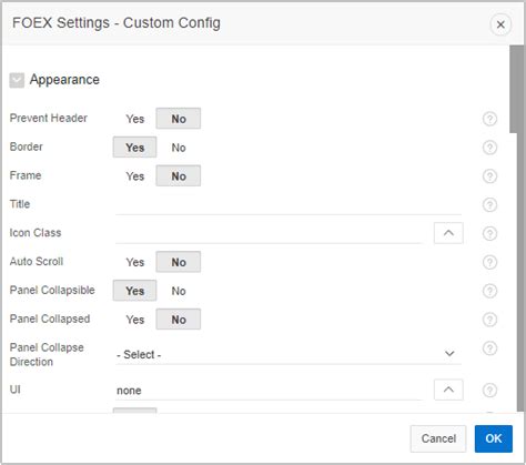 display all page items in foex region oracle forums