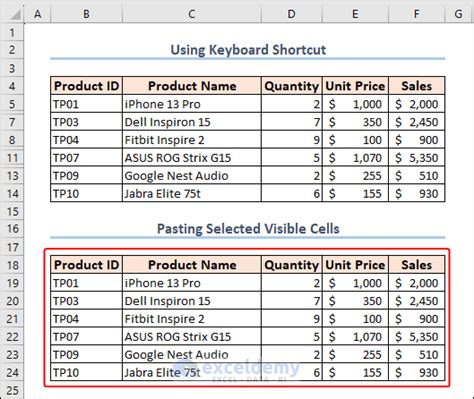 How To Select Visible Cells In Excel Quick Tricks ExcelDemy