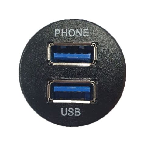 Universal Round Flush Mount Dual Usb 30 Sockets The Fitting Bay