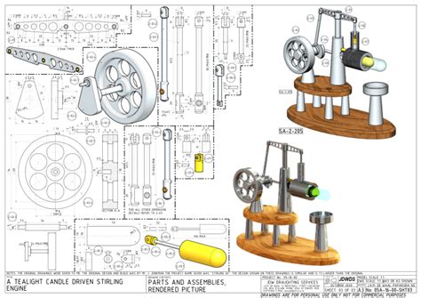 Tea Light Stirling Engine Design Stirling Engine Plans Stirling