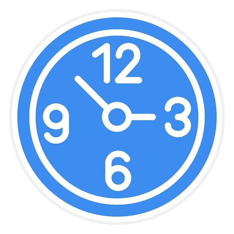 Premium Vector Clock Icon Style