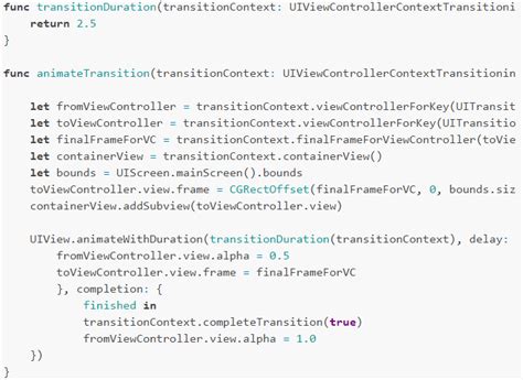 Learn About Custom View Transitions And Animations For Ios