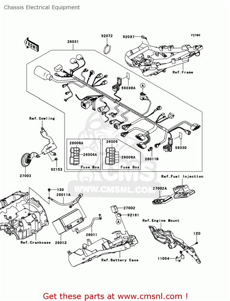 Kawasaki Zr1000b7f Z1000 2007 Usa Chassis Electrical Equipment Buy