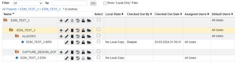 unable to completely check in design in orcad edm brd file not checked