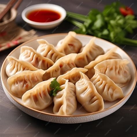 Premium Ai Image Jiaozi Dumplings Traditional Chinese Culinary Delight