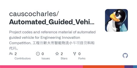 github causcocharles automated guided vehicle project codes and reference material of