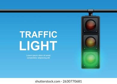 Vector Traffic Light Green Signal On Stock Vector Royalty Free