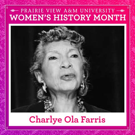 Charlye Ola Farris Pvamu Home