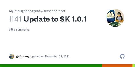Update To Sk 1 0 1 · Issue 41 · Myintelligenceagency Semantic Fleet · Github