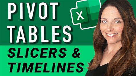 Simplifying Pivot Tables With Timelines And Slicers Data Visualization Made Easy Youtube