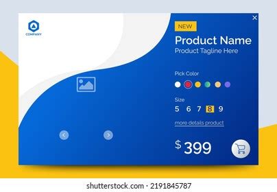 Product Page Template For Ecommerce Images Stock Photos Vectors Shutterstock